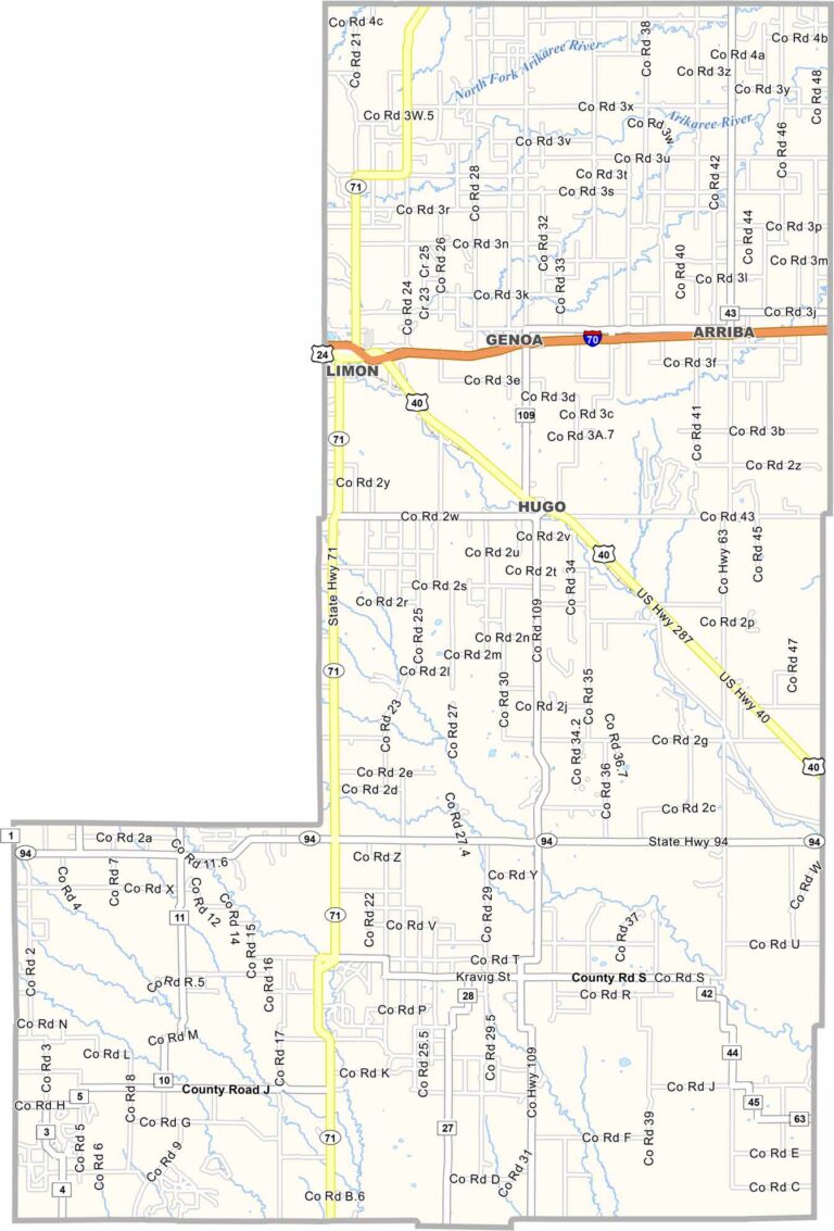 Arapahoe County Map, Colorado - US County Maps