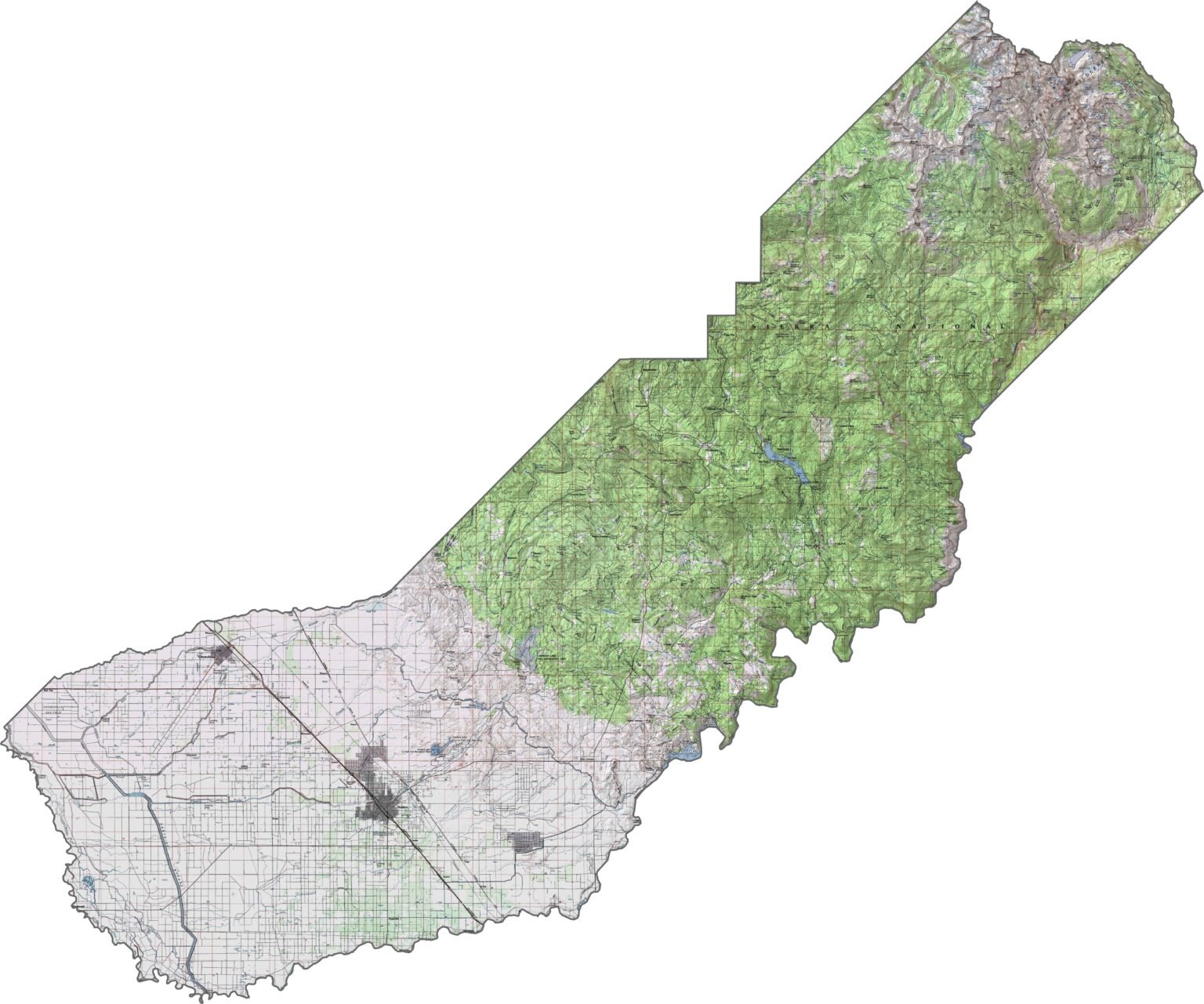 Madera County Map, California - US County Maps
