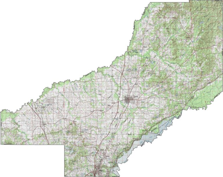 Madison County Map, Mississippi - US County Maps