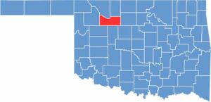 Major County Map, Oklahoma - US County Maps