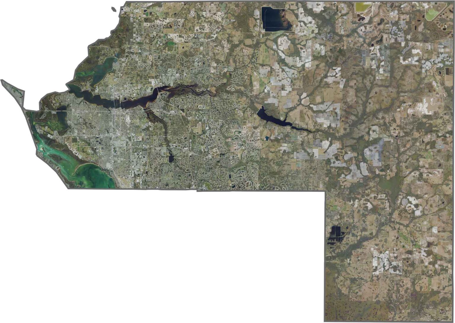 Manatee County Map, Florida - US County Maps