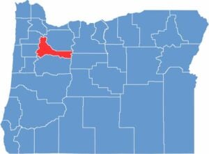 Marion County Map, Oregon - US County Maps