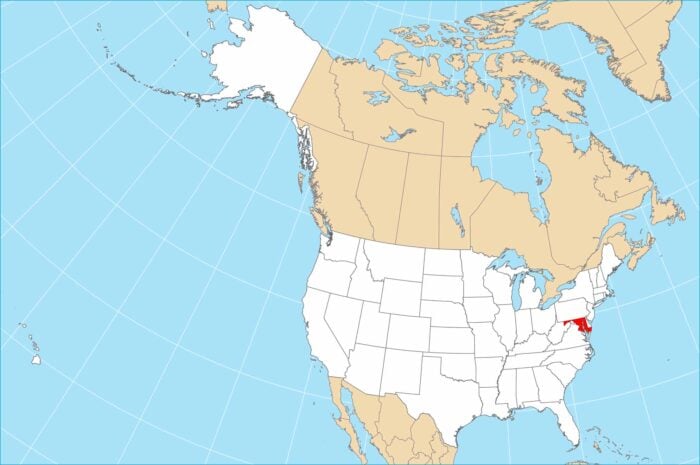 Maryland County Map - US County Maps