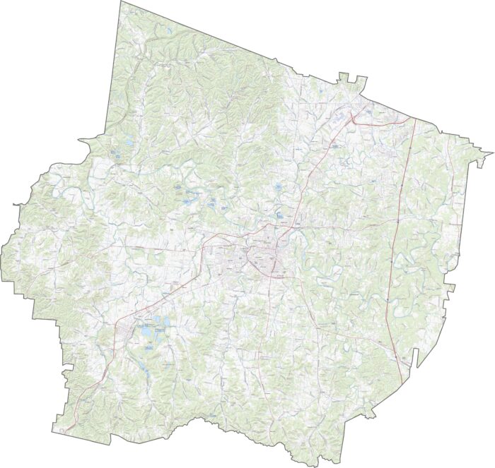 Maury County Map, Tennessee - US County Maps