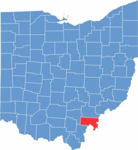 Meigs County Map, Ohio - US County Maps