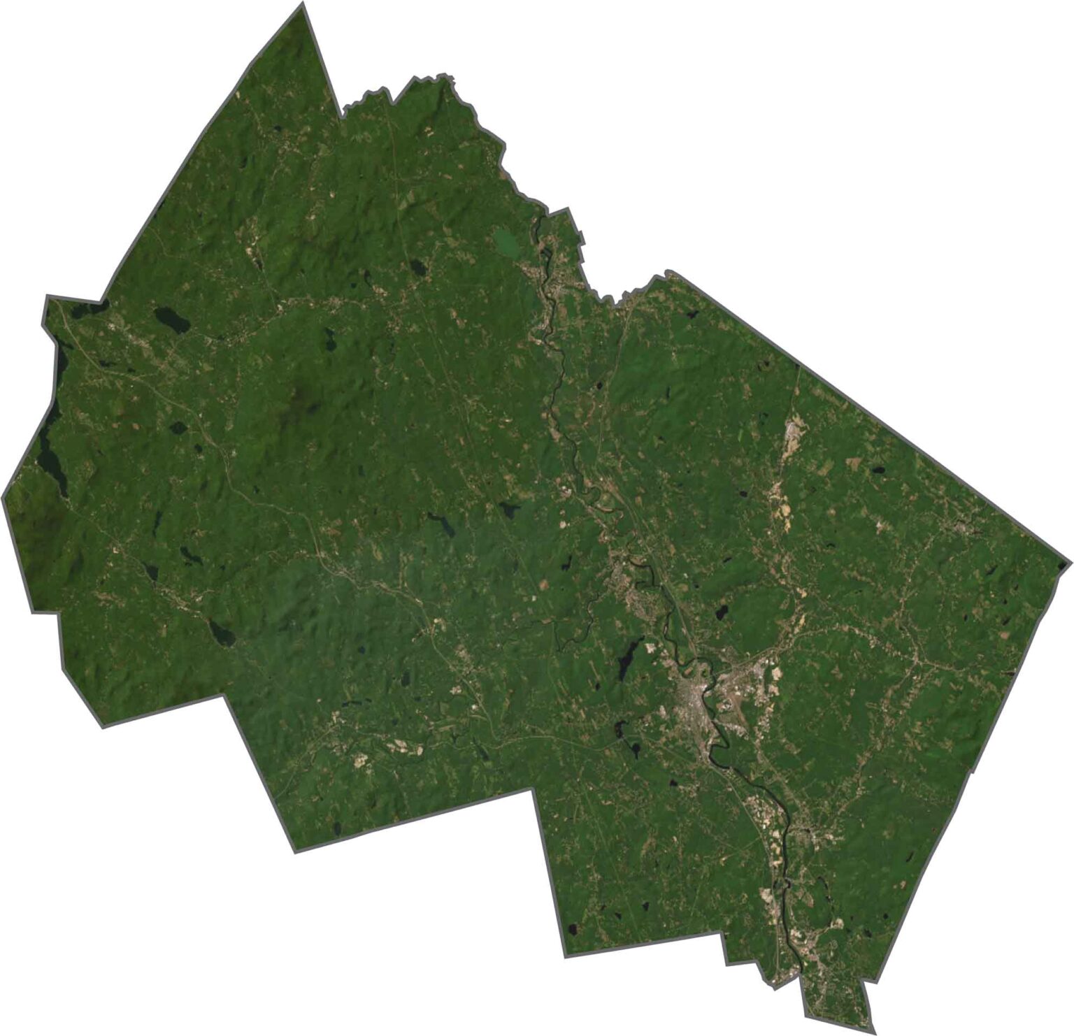 Merrimack County Map, New Hampshire - US County Maps