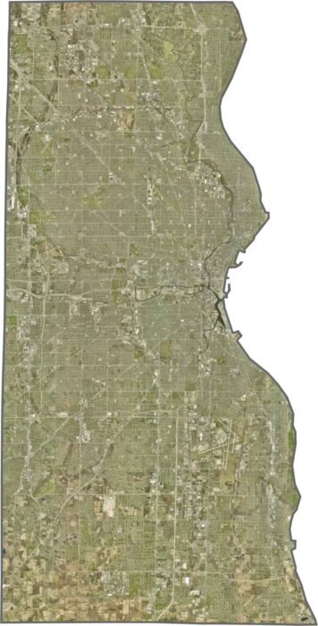 Milwaukee County Map, Wisconsin - US County Maps