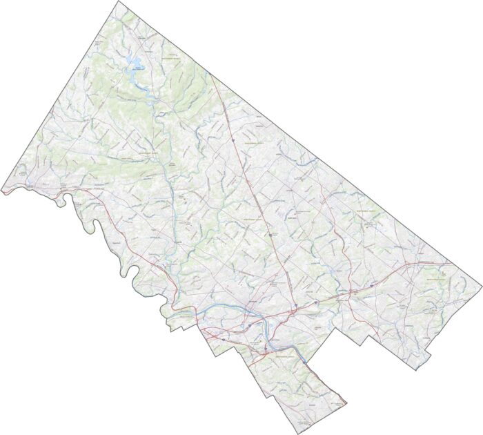 Montgomery County Map, Pennsylvania - US County Maps