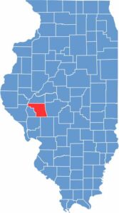 Morgan County Map, Illinois - US County Maps