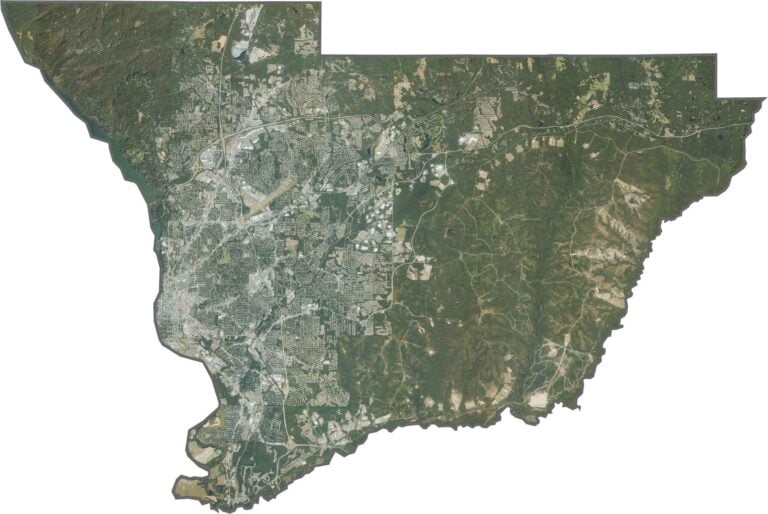 Muscogee County Map, Georgia - US County Maps