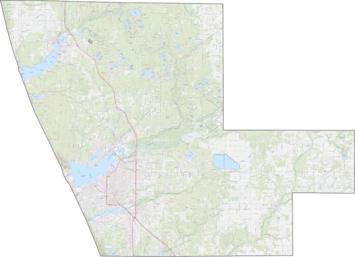 Muskegon County Map, Michigan - US County Maps