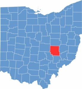 Muskingum County Map, Ohio - US County Maps