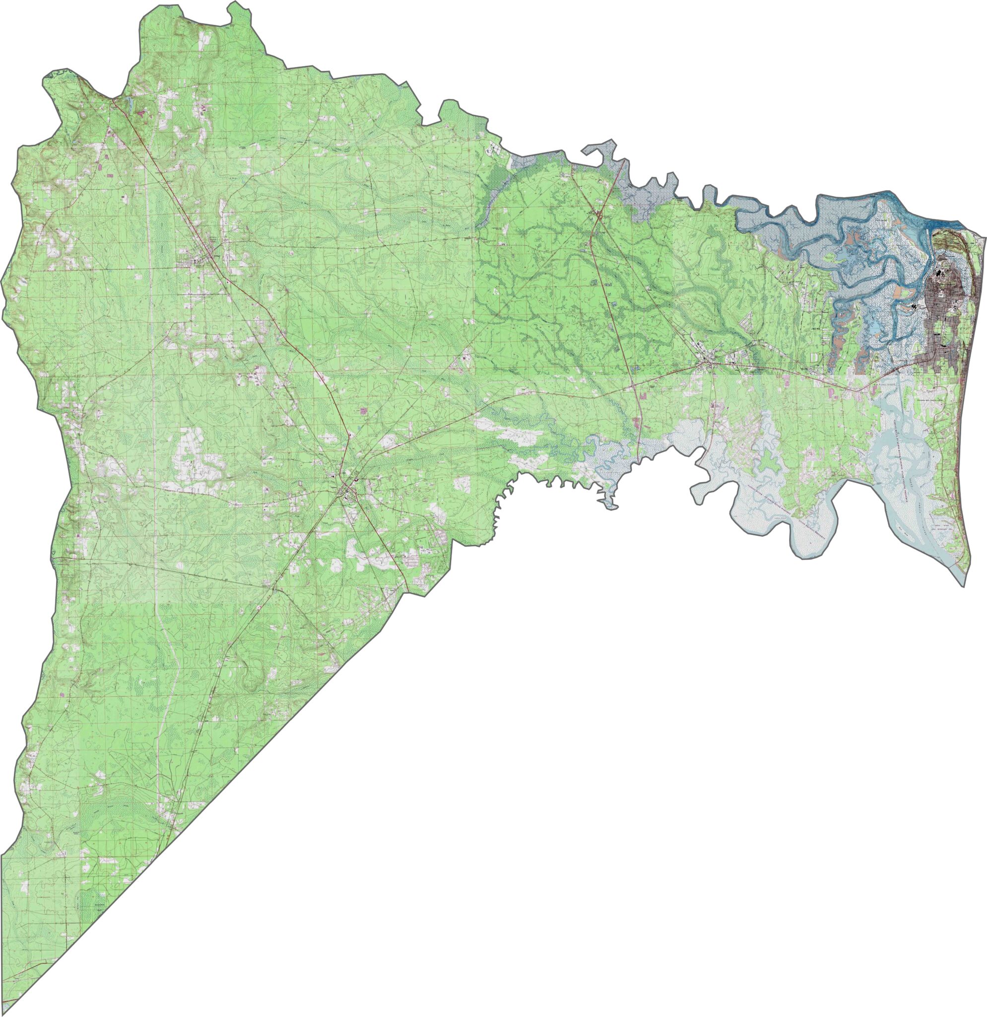 Nassau County Map, Florida - US County Maps