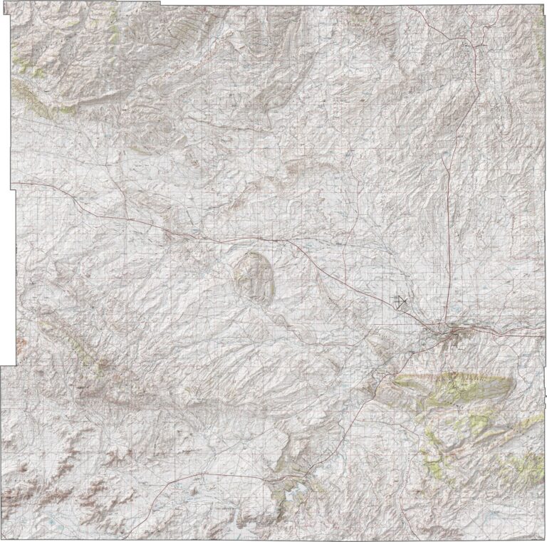 Natrona County Map, Wyoming - US County Maps