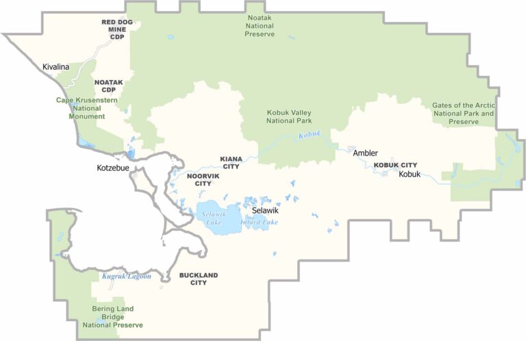 Alaska Borough Map - US County Maps