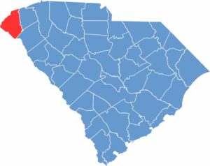 Oconee County Map, South Carolina - US County Maps