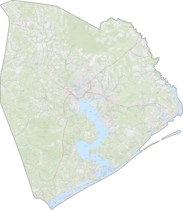 Onslow County Map, North Carolina - US County Maps