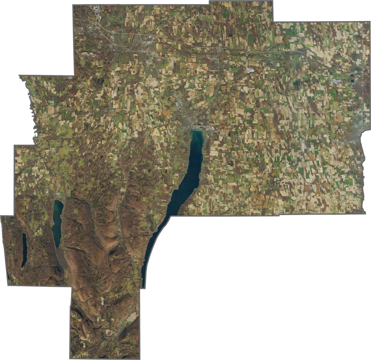 Ontario County Map, New York - US County Maps