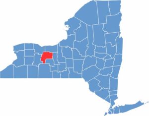 Ontario County Map, New York - US County Maps