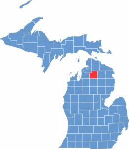 Otsego County Map, Michigan - US County Maps
