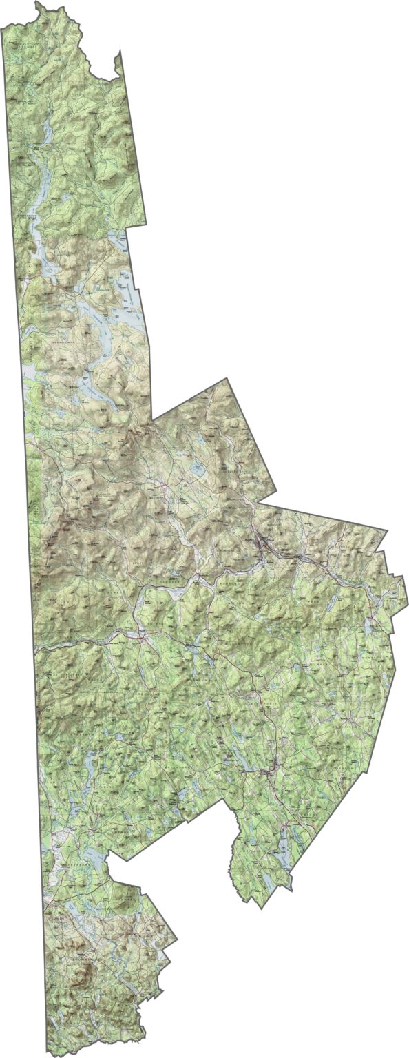Oxford County Map, Maine - US County Maps