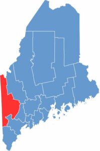Oxford County Map, Maine - US County Maps