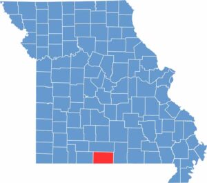 Ozark County Map, Missouri - US County Maps