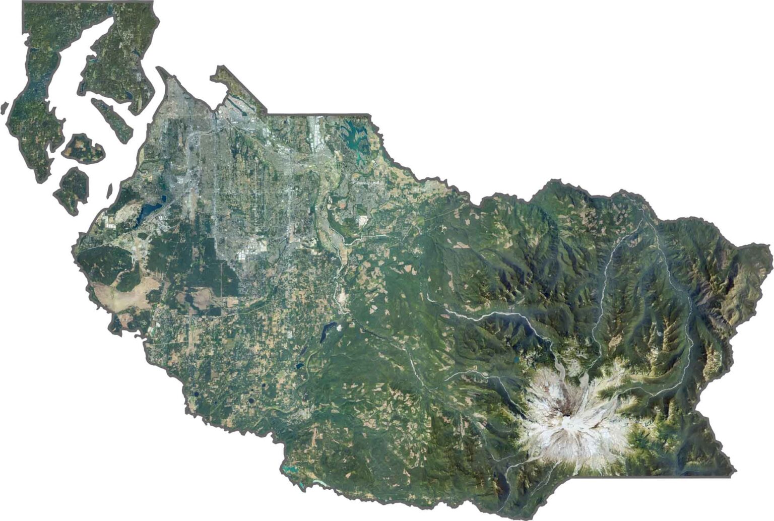 Pierce County Map, Washington - US County Maps