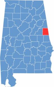 Randolph County Map, Alabama - US County Maps