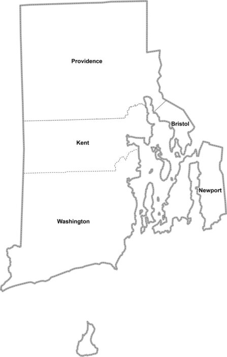 Rhode Island County Map - US County Maps