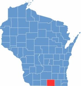 Rock County Map, Wisconsin - US County Maps