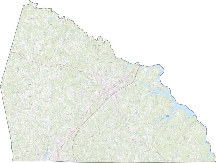 Rowan County Map, North Carolina - US County Maps
