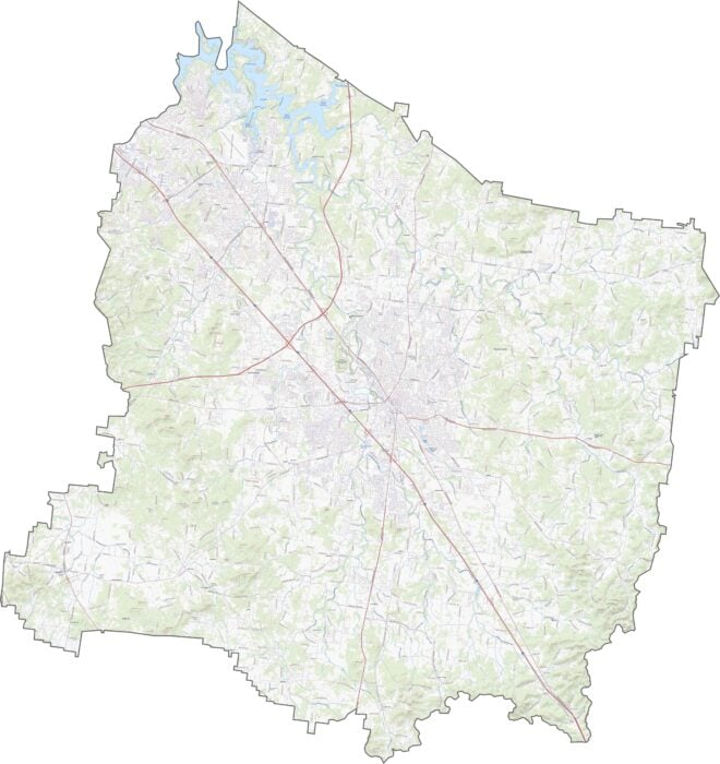 Rutherford County Map, Tennessee - US County Maps