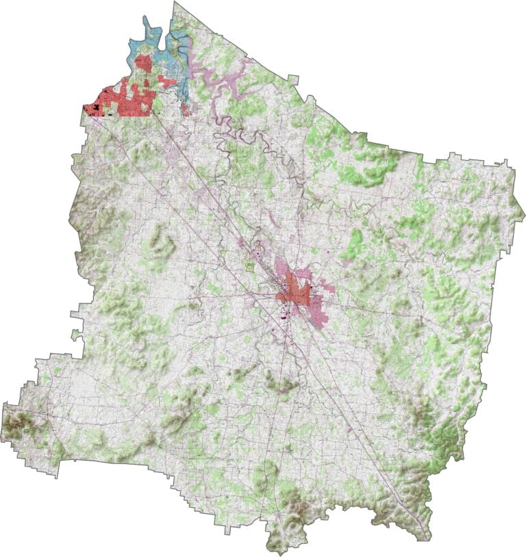 Rutherford County Map, Tennessee - US County Maps