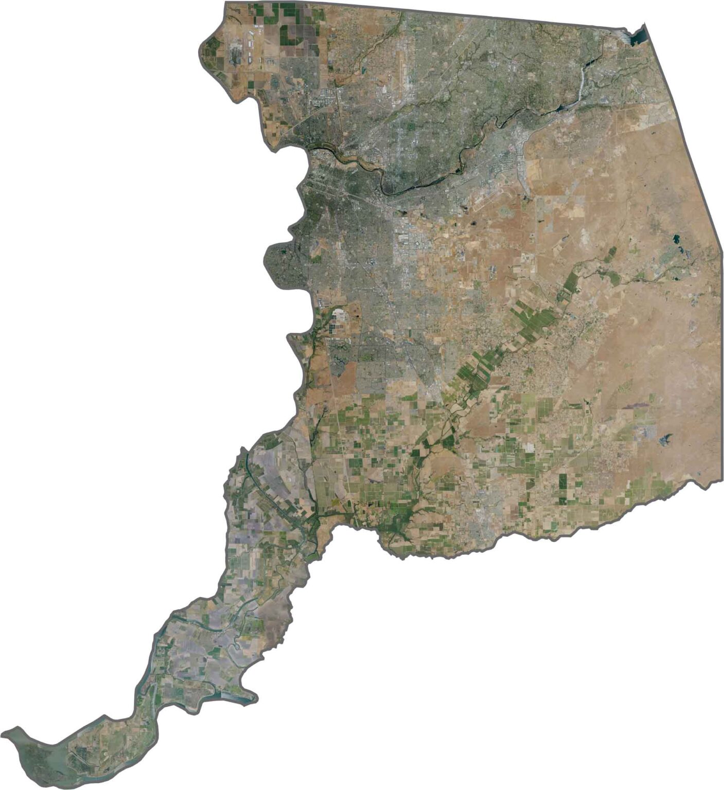 Sacramento County Map, California - US County Maps