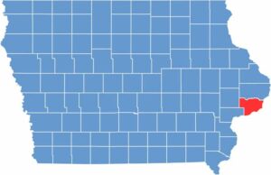 Scott County Map, Iowa - US County Maps
