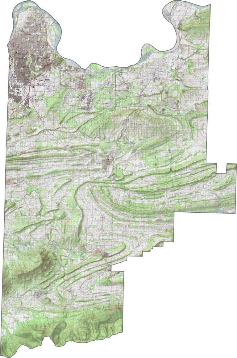 Sebastian County Map, Arkansas - US County Maps