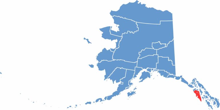 Sitka City and Borough Map, Alaska - US County Maps
