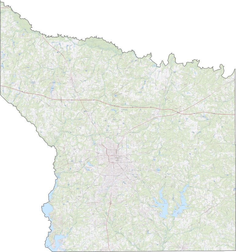 Smith County Map, Texas - US County Maps