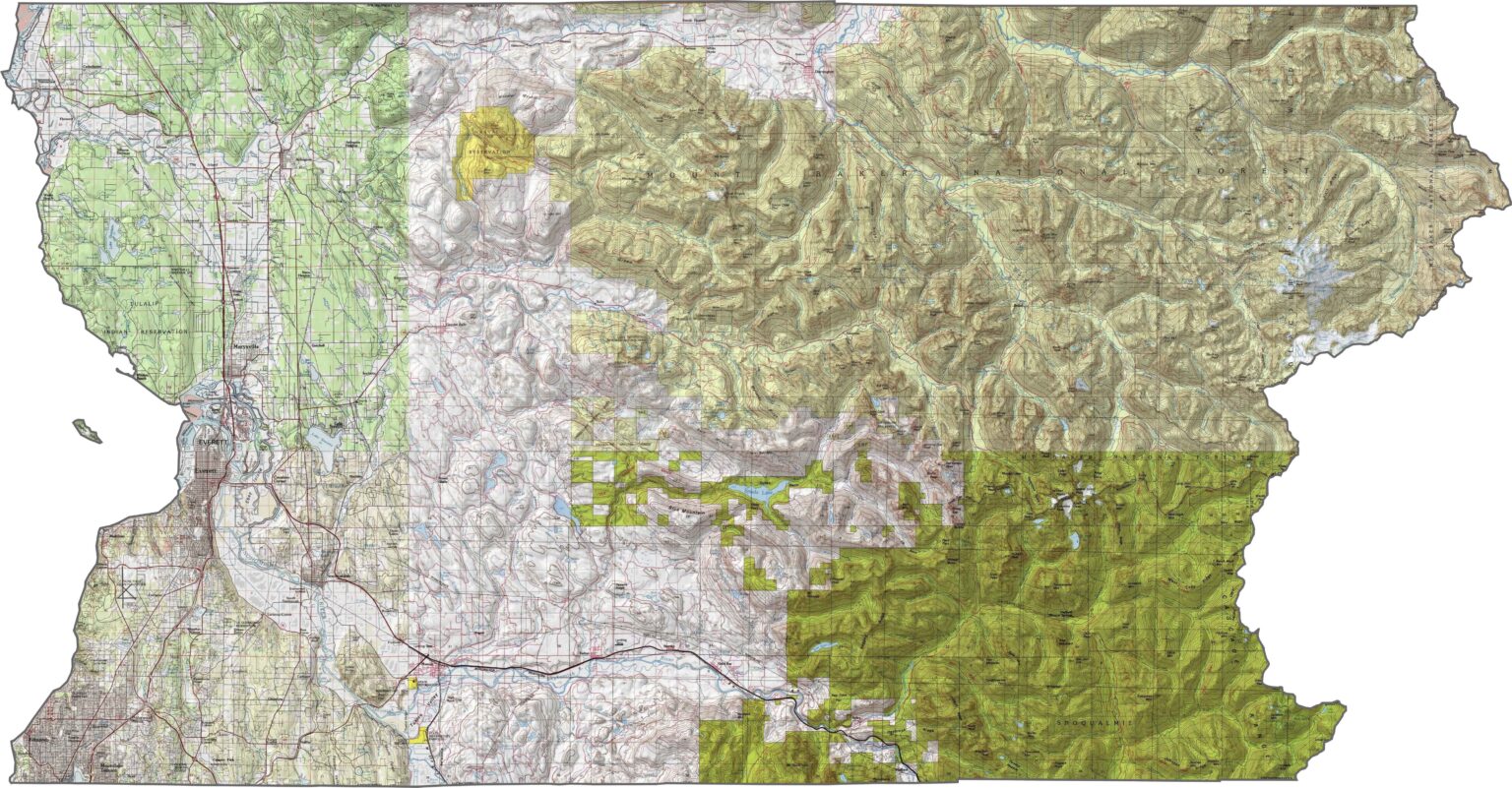 Snohomish County Map, Washington - US County Maps
