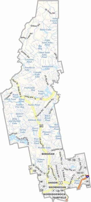 Maine County Map - US County Maps