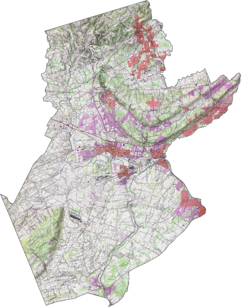 Somerset County Map, New Jersey - US County Maps