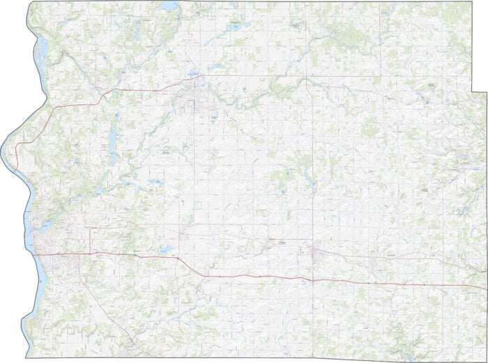 St. Croix County Map, Wisconsin - US County Maps