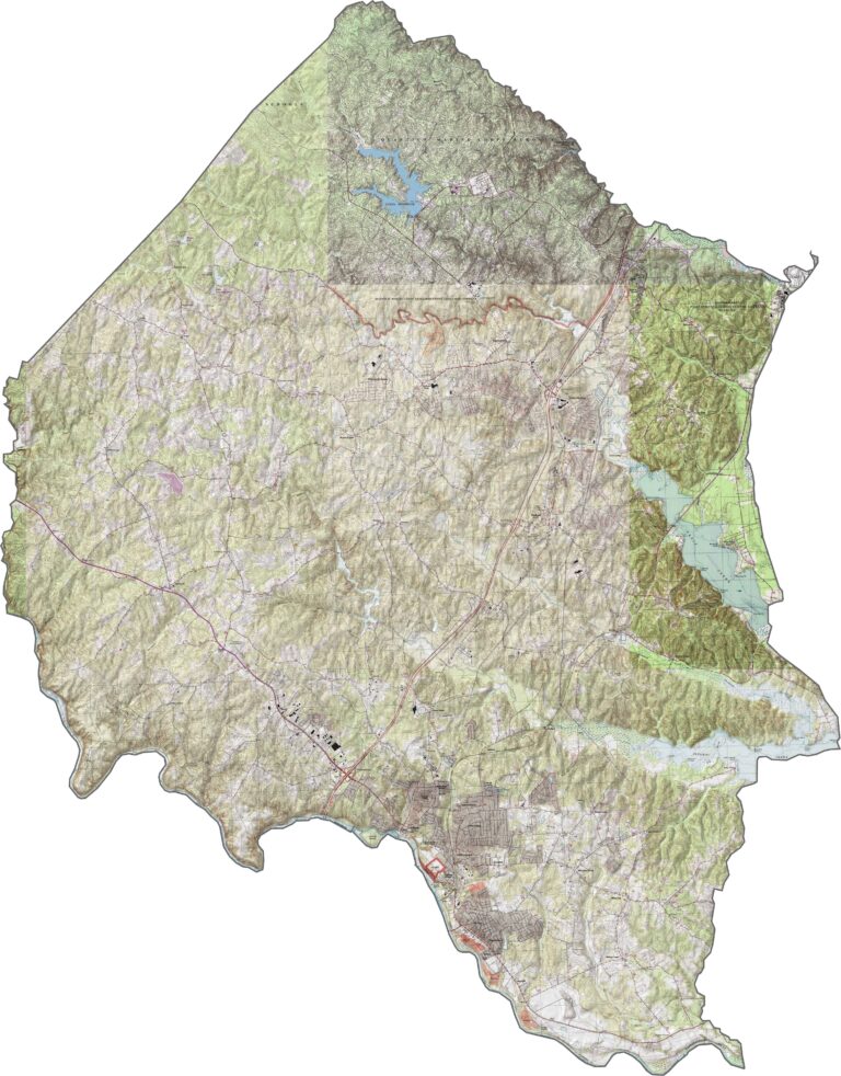Stafford County Map, Virginia - US County Maps