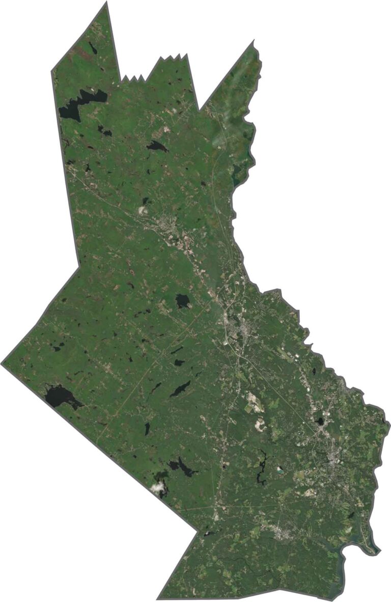 Strafford County Map, New Hampshire - US County Maps