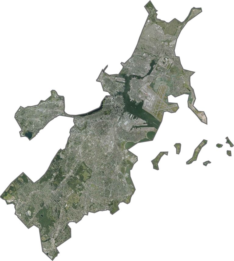Suffolk County Map, Massachusetts - US County Maps
