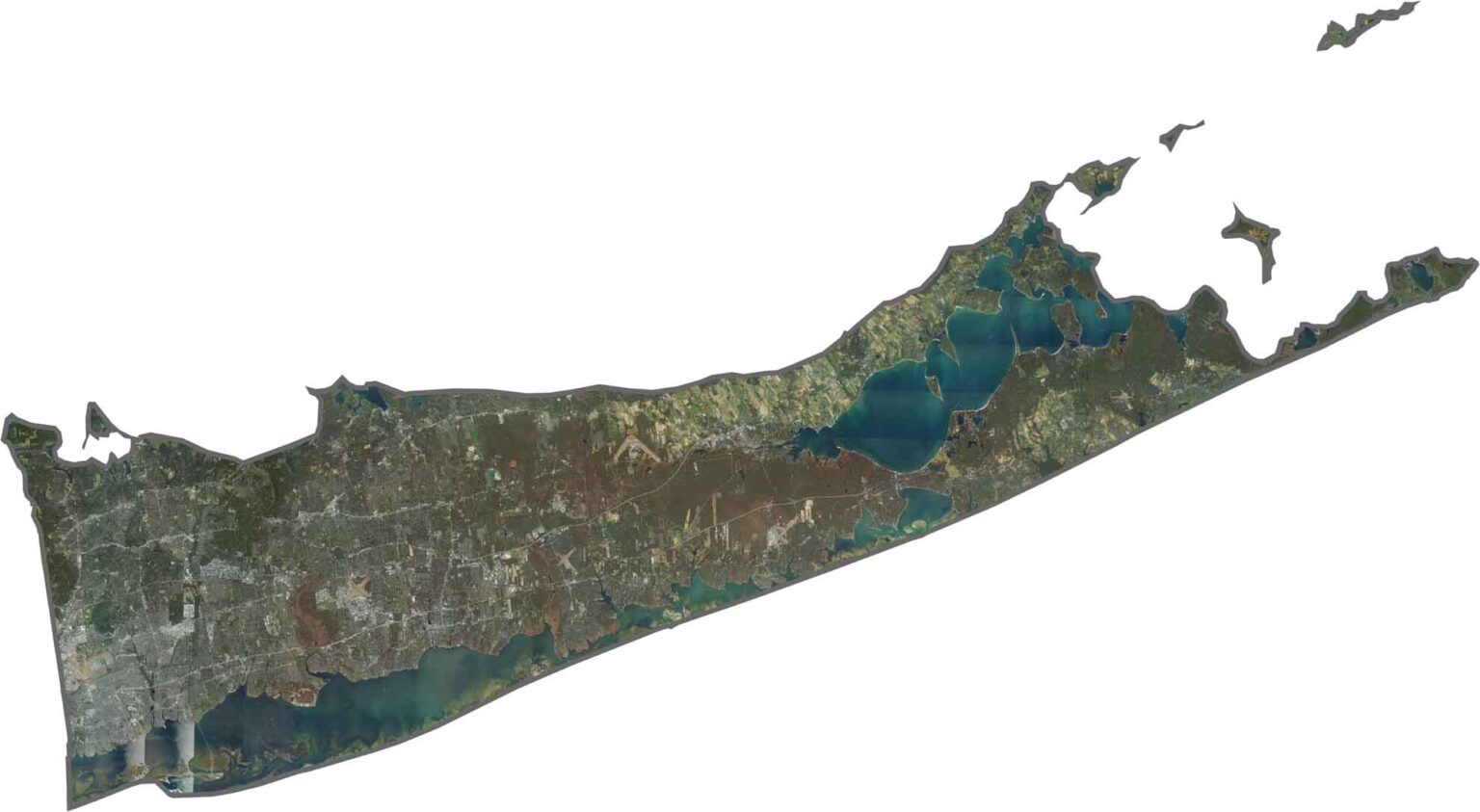 Suffolk County Map, New York - US County Maps