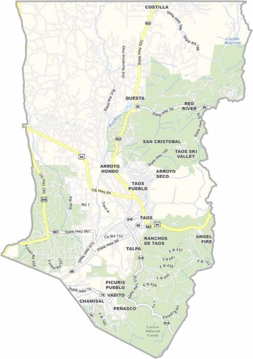 New Mexico County Map - US County Maps