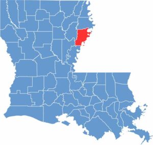 Tensas Parish Map, Louisiana - US County Maps