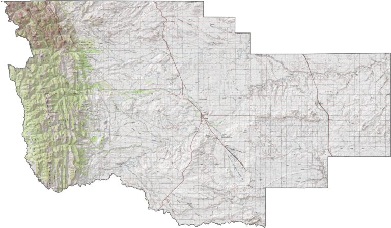 Teton County Map, Montana - US County Maps